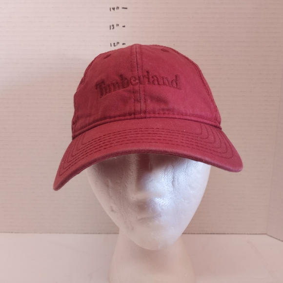 Timberland | Accessories | Timberland Red Snapback Hat Cap | Poshmark